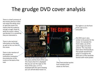 Dvd cover analysis | PPTX