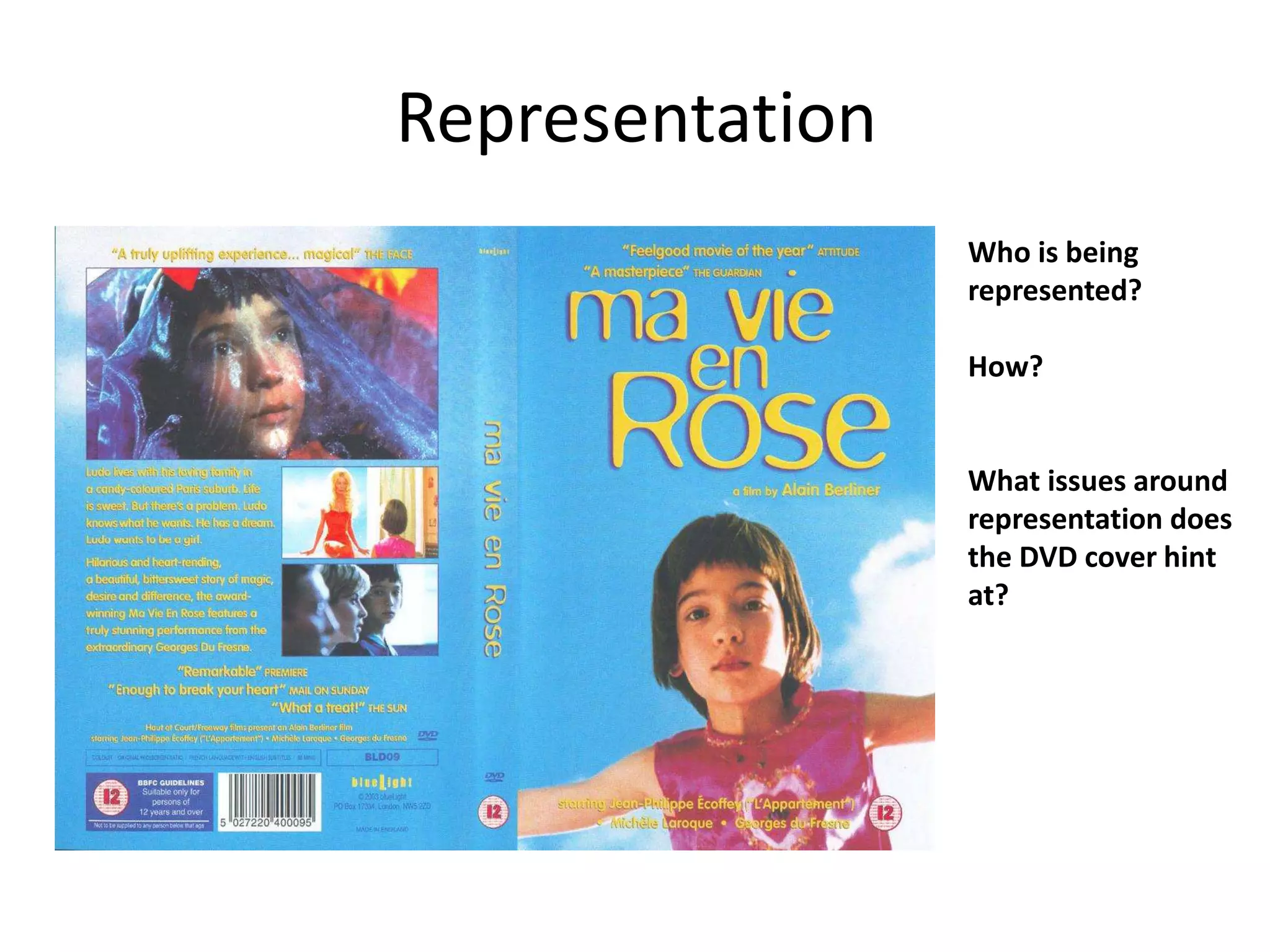 Analysing DVD covers | PPTX