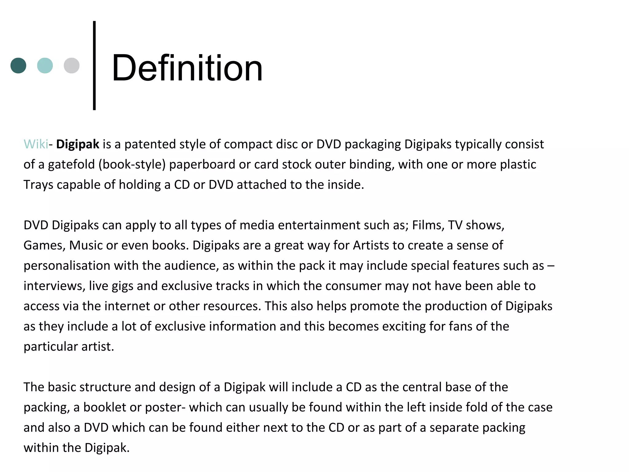 Dvd digipaks examples | PPT | Technology & Computing