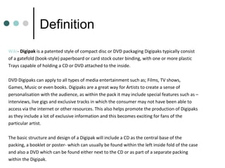Dvd digipaks examples | PPT | Technology & Computing