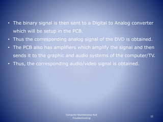 Dvd drive structure and its Working | PPTX