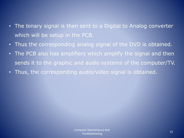 Dvd drive structure and its Working | PPTX | Computer Peripherals | Computing