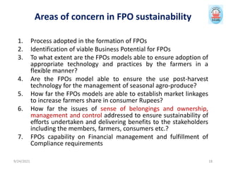Farmer Producer Organization FPO of India Presentation for ...