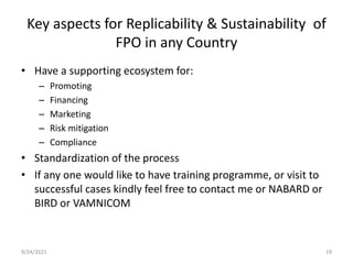 Farmer Producer Organization FPO of India Presentation for ...