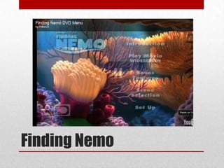 Finding Nemo Dvd Menu Disc 1