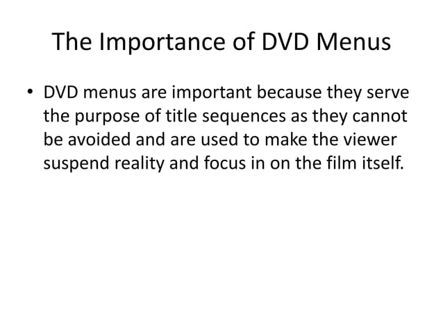 Dvd menus creative media | PPT