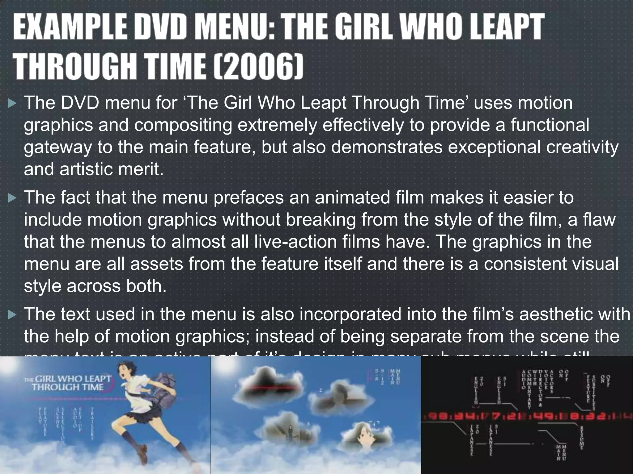 Dvd menus upload | PPTX