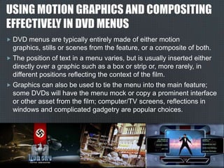 Dvd menus upload | PPTX