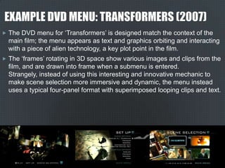 Dvd menus upload | PPTX