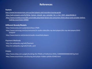 Dvd player buying guide | PPT