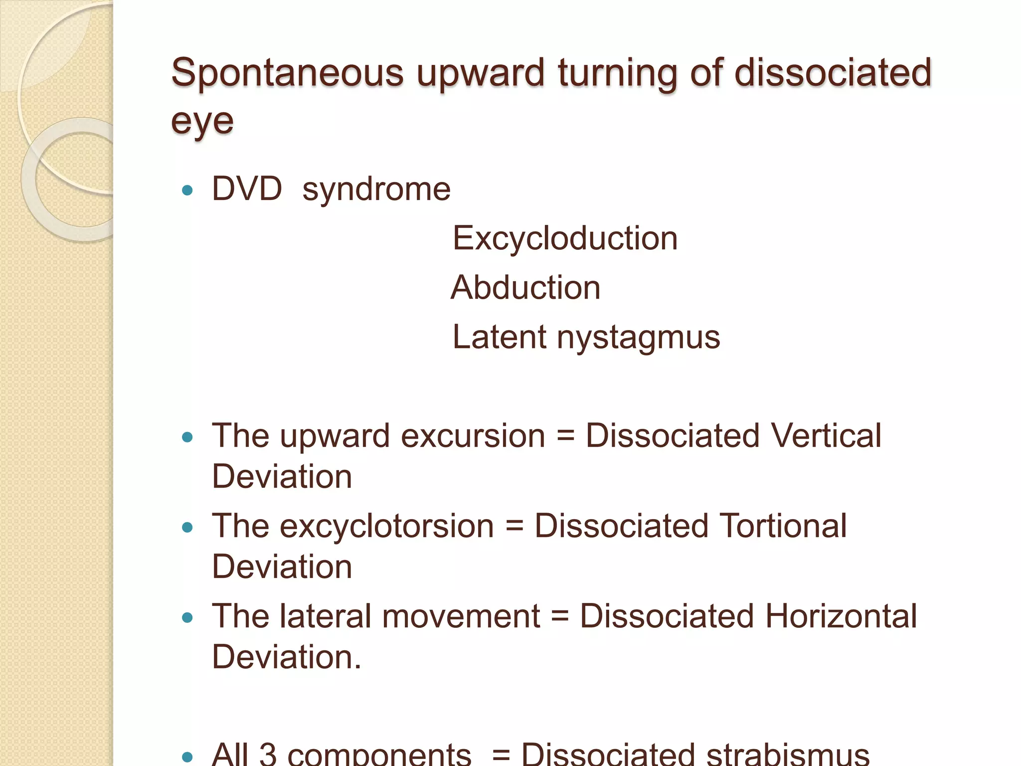 Dissociated vertical deviation | PPTX