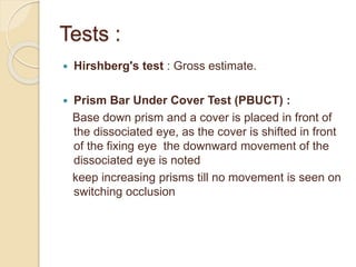 Dissociated vertical deviation | PPTX