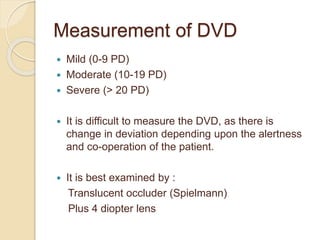 Dissociated vertical deviation | PPTX