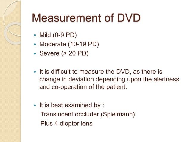 Dissociated vertical deviation | PPTX | Eye and Vision Conditions ...