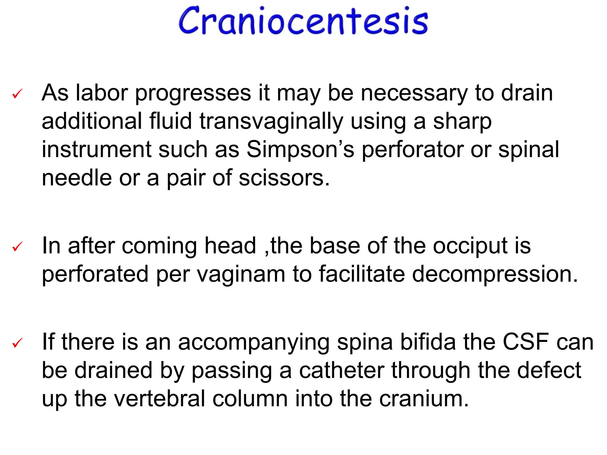 destructive vaginal delivery in gynecology | PPTX