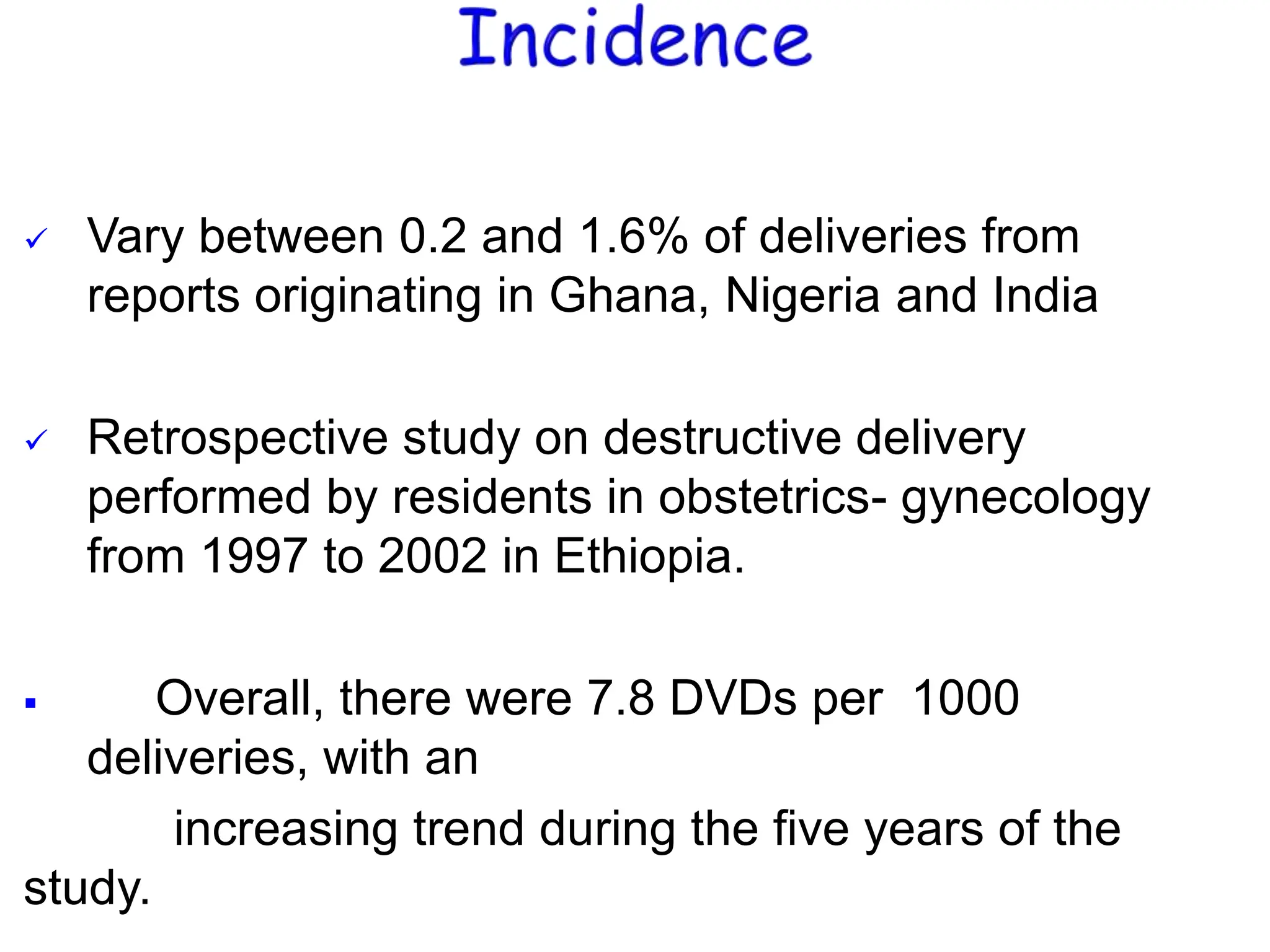 destructive vaginal delivery in gynecology | PPTX