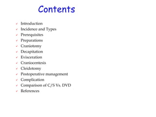 destructive vaginal delivery in gynecology | PPTX