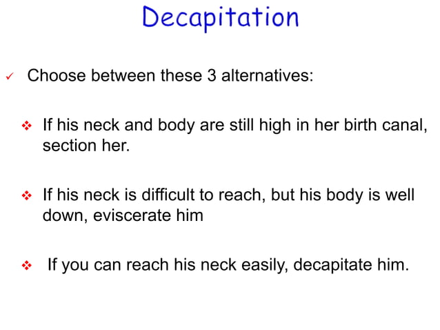 destructive vaginal delivery in gynecology | PPTX