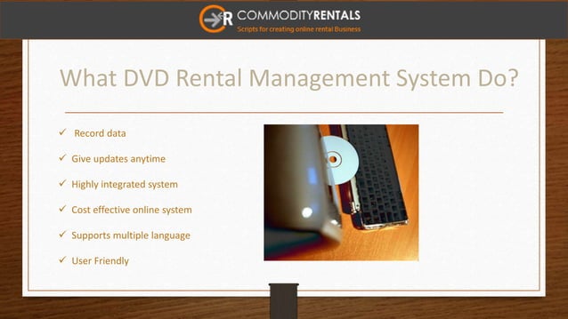 DVD Rental Management System | PPTX | Technology & Computing