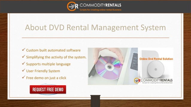 DVD Rental Management System | PPTX | Technology & Computing
