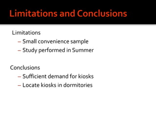 On Campus DvD kiosks | PPTX