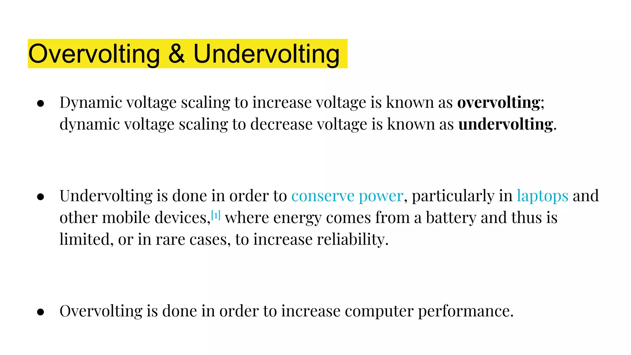Dynamic Voltage and Frequency Scaling | PPTX