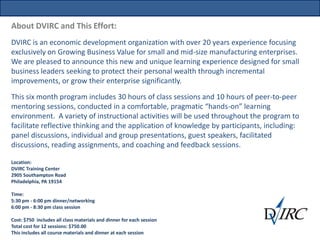 Dvirc sba small business growth plan | PPT