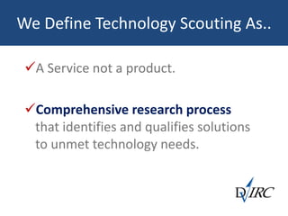 Technology Scouting | PPTX
