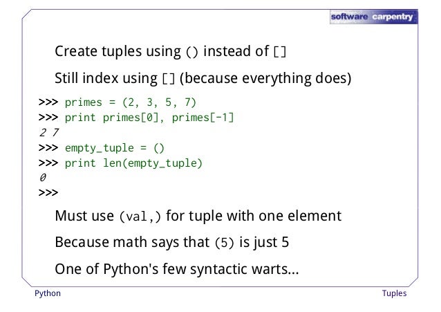 Tuples