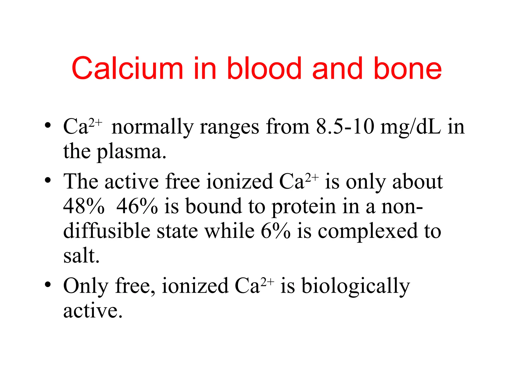 Calcium homeostasis: PTH, calcitonin and vitamin D3 | PPT