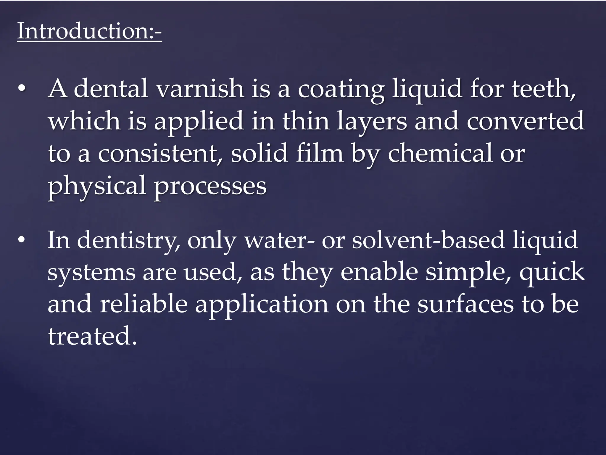 Dental varnish | PDF