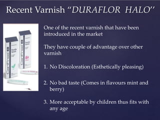 Dental varnish | PDF