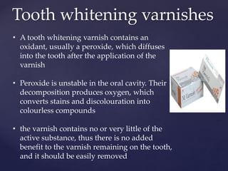 Dental Varnish | PPTX