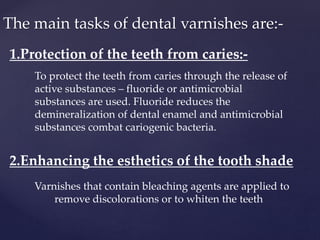 Dental varnish | PDF