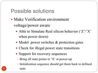 Low Power Design Verification of Complex Chips | PDF