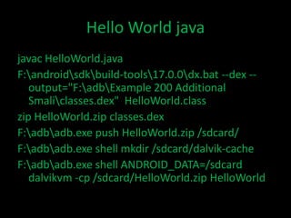 Inside Dvm tools | PPTX | Operating Systems | Computer Software and Applications