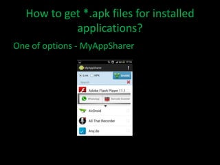 Inside Dvm tools | PPTX | Operating Systems | Computer Software and Applications