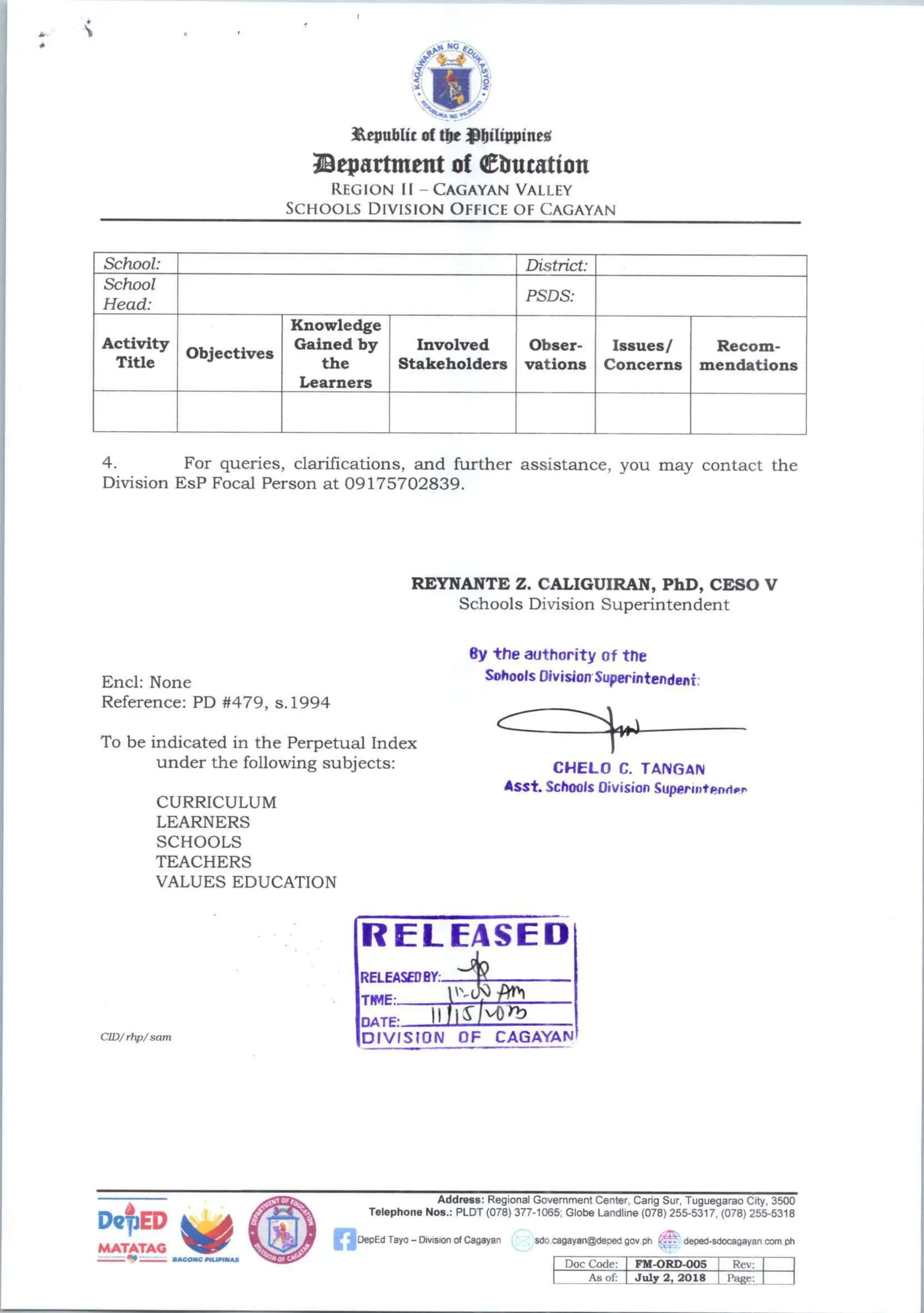 DVM NO. 318 S. 2023 OBSERVANCE OF THE NATIONAL FILIPINO VALUES MONTH IN ...