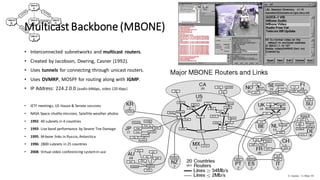 Distance Vector Multicast Routing Protocol (DVMRP) : Presentation | PDF