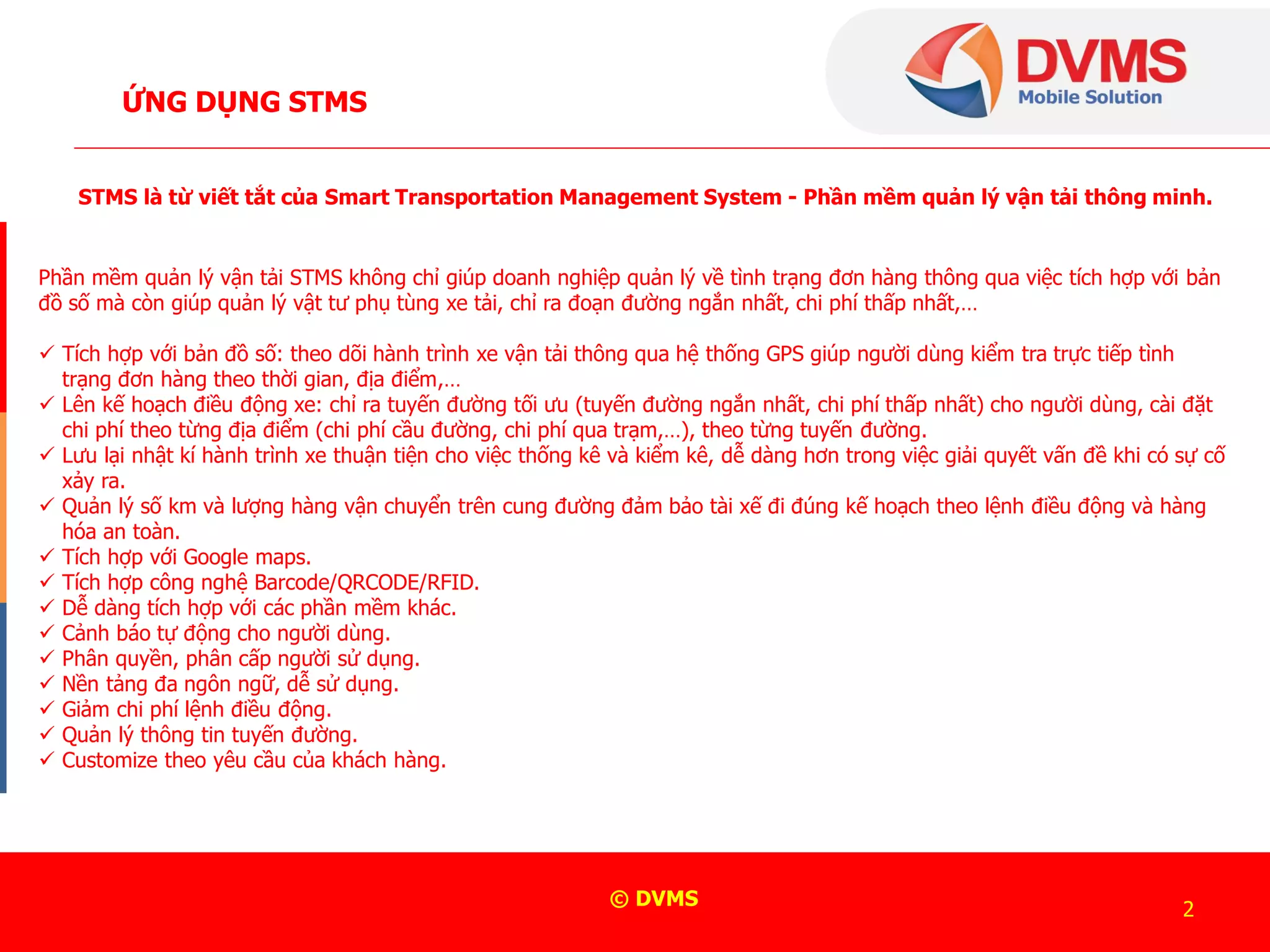 S-TMS | Smart Transportation Management System | PDF