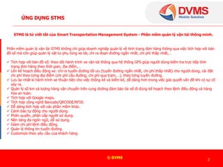S-TMS | Smart Transportation Management System | PDF