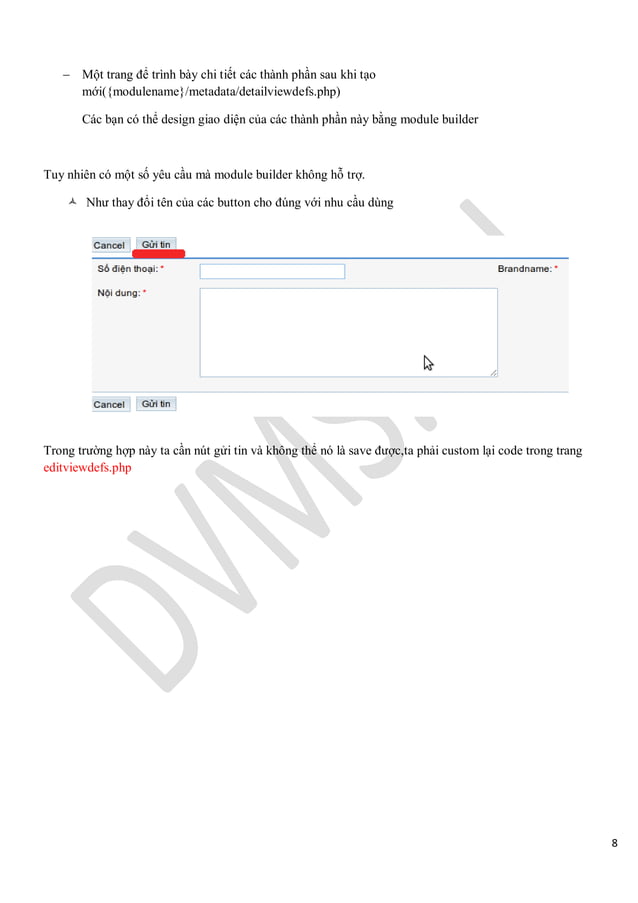 TÀI LIỆU HƯỚNG DẪN VIẾT MODULE CHO SUGARCRM | PDF