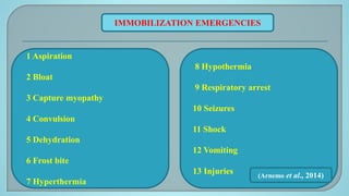 CHEMICAL IMMOBILIZATION AND ANAESTHETIC PROTOCOLS FOR WILD HERBIVORES ...
