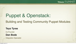Aligning Continuous Integration Deployment: Automated Validation of OpenStack Deployments | PDF ...