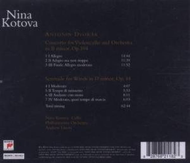 Nina Kotova: DVORAK Cello Concerto. SONY/ BMG | PPT