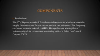 DVOR (Transmitter rack) equipment is an airport device | PPTX