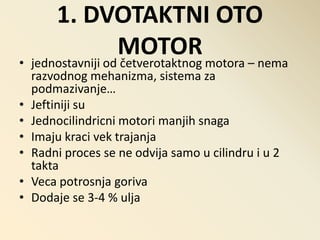 Dvotaktni motori, hibridni i vankel | PPTX