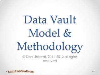 Data Vault Overview | PPT