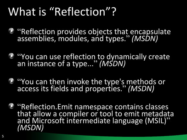 Understanding Reflection | PPT