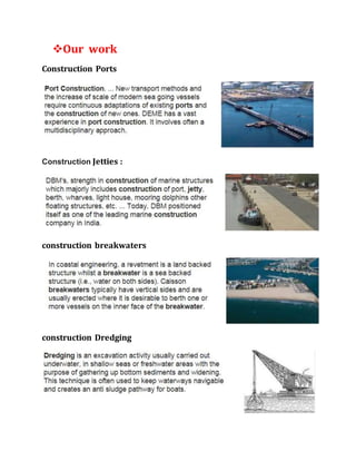Jetty Construction Companies in Mumbai, India | DOCX